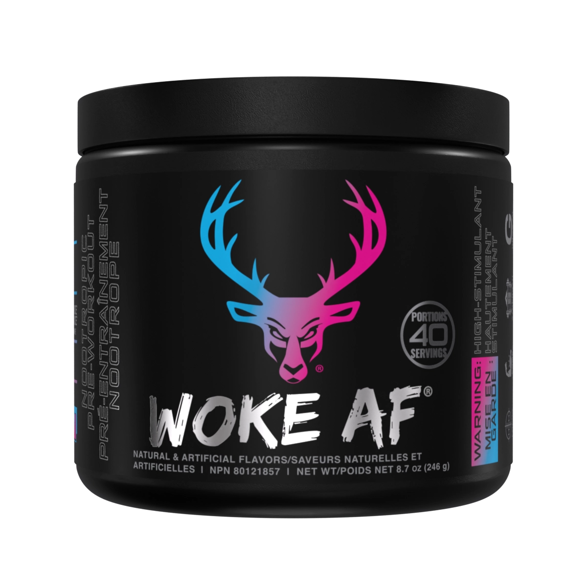 CANADA Woke AF - High Stimulant Pre-Workout - Bucked Up Canada